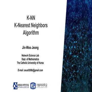 K-NN K-Nearest Neighbors Algorithm.pptx