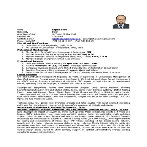 Resident Engineer | DOCX