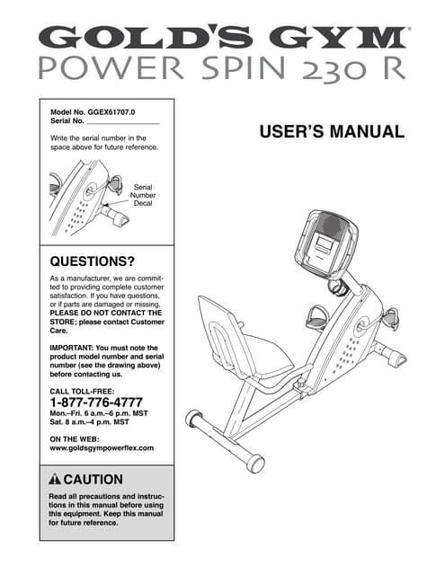 Bowflex PR1000 Home Gym Exercises & Manual | PDF | Fitness and Exercise ...