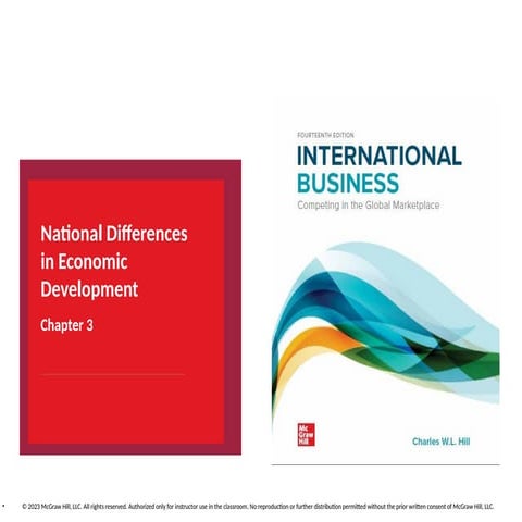 National Differences in Economic Development | PPT