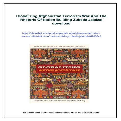 Globalizing Afghanistan Terrorism War And The Rhetoric Of Nation ...