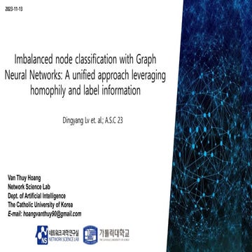 Imbalanced Node Classification With Graph Neural Networks A Unified Approach Leveraging 