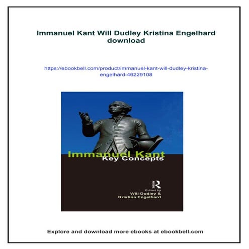 Immanuel Kant Will Dudley Kristina Engelhard | PDF
