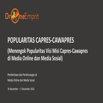 POPULARITAS CAPRES-CAWAPRES 26 November – 2 Desember 2023 | PPT
