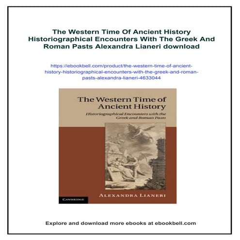 The Western Time Of Ancient History Historiographical Encounters With ...