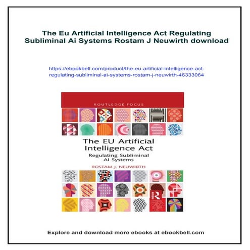 The Eu Artificial Intelligence Act Regulating Subliminal Ai Systems ...