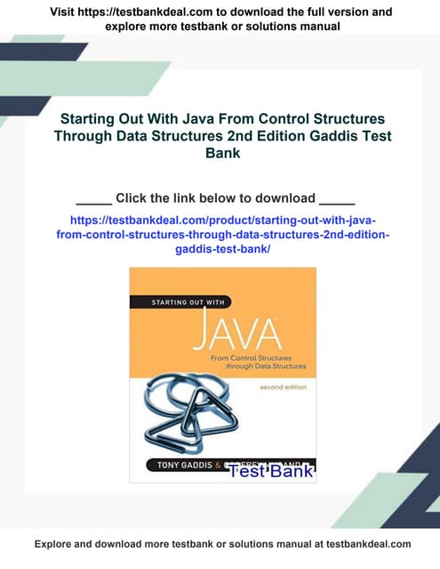 Starting Out With Java From Control Structures Through Data Structures 1479