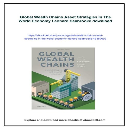 Global Wealth Chains Asset Strategies In The World Economy Leonard ...