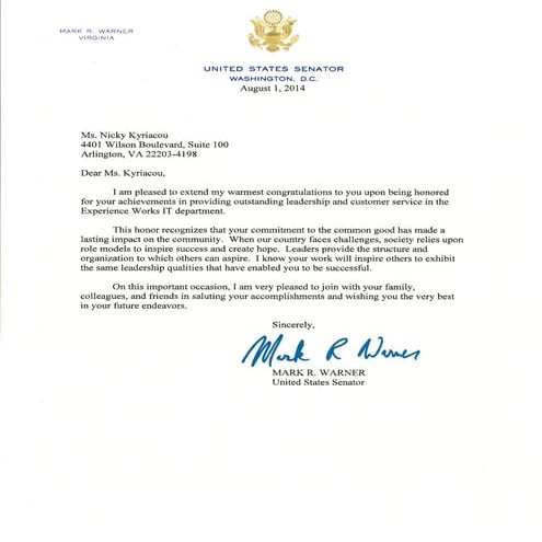 Honorable Mark Warner | PDF