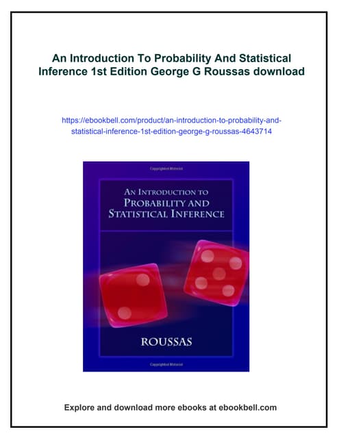 Introduction to Statistics and Probability | PPTX