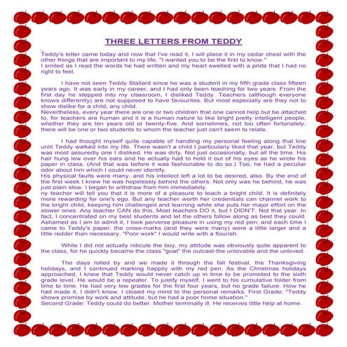 232412665 three-letters-from-teddy | PDF | Parenting Children Aged 4-11 ...