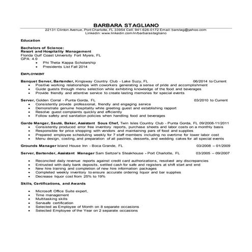 Gabrielle Resume | DOCX