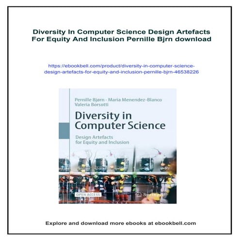 Diversity In Computer Science Design Artefacts For Equity And Inclusion ...