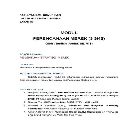 cara-membangun-merek | PDF