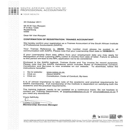 RVR SAIPA proof | PDF