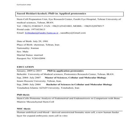 RMS-CV-Saeed heidari-keshel 2016 | PDF