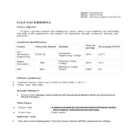 ashish resume | DOCX