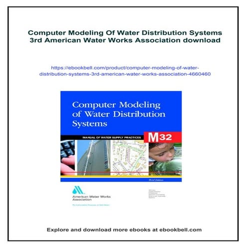 Computer Modeling Of Water Distribution Systems 3rd American Water ...