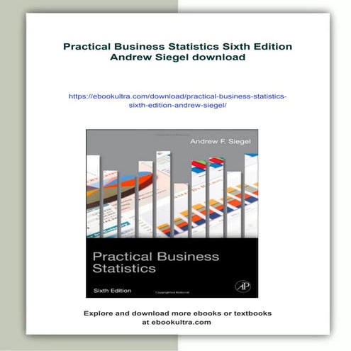 Practical Business Statistics Sixth Edition Andrew Siegel | PDF