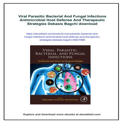 Viral Parasitic Bacterial And Fungal Infections Antimicrobial Host Defense And Therapeutic ...