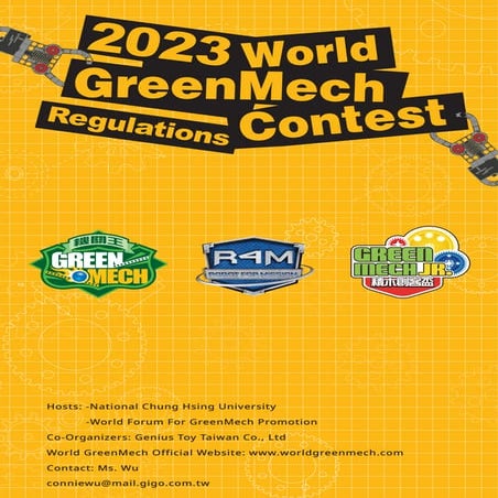 2023 World GreenMech World Contest Regulations[FINAL] | PDF