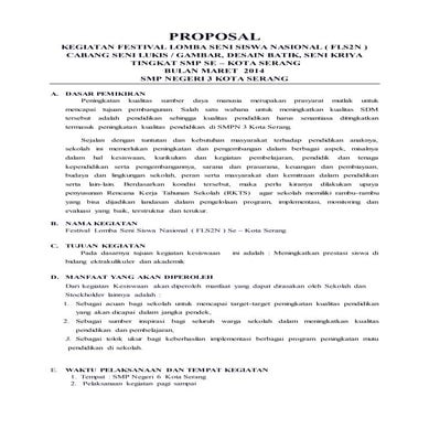 233482045 proposal-kegiatan-fls2 n-docx | PDF