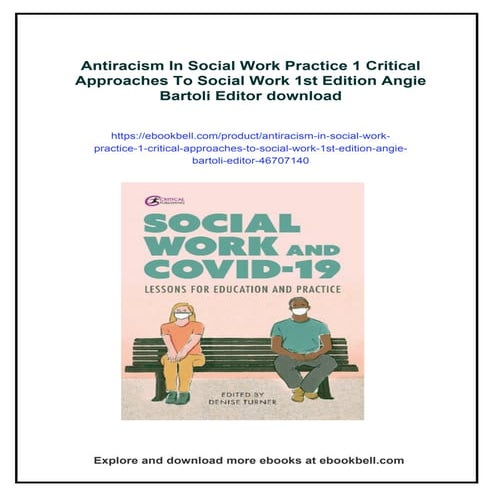 Antiracism In Social Work Practice 1 Critical Approaches To Social Work ...