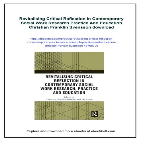 Revitalising Critical Reflection In Contemporary Social Work Research ...