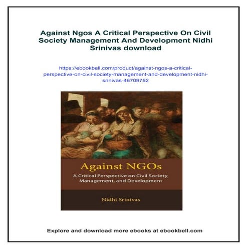 Against Ngos A Critical Perspective On Civil Society Management And ...