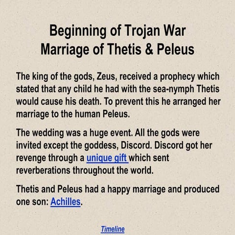 The Trojan War and The Fall of Troy | PPTX