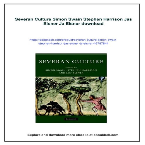 Severan Culture Simon Swain Stephen Harrison Jas Elsner Ja Elsner | PDF