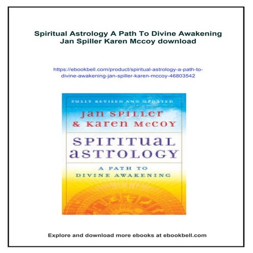 Spiritual Astrology A Path To Divine Awakening Jan Spiller Karen Mccoy ...