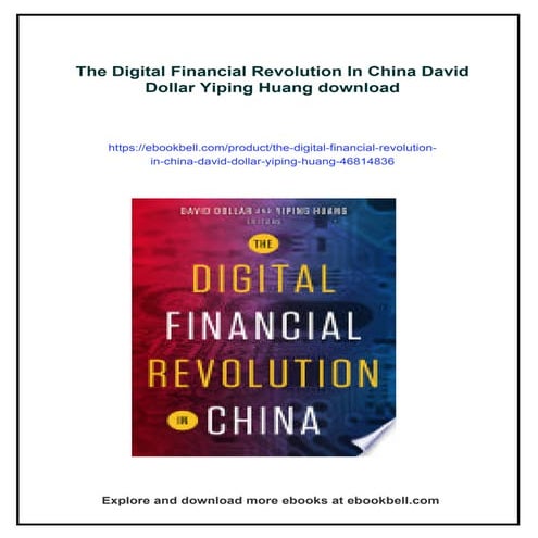 The Digital Financial Revolution In China David Dollar Yiping Huang | PDF