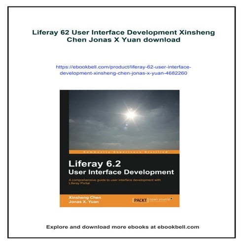 Liferay 62 User Interface Development Xinsheng Chen Jonas X Yuan | PDF