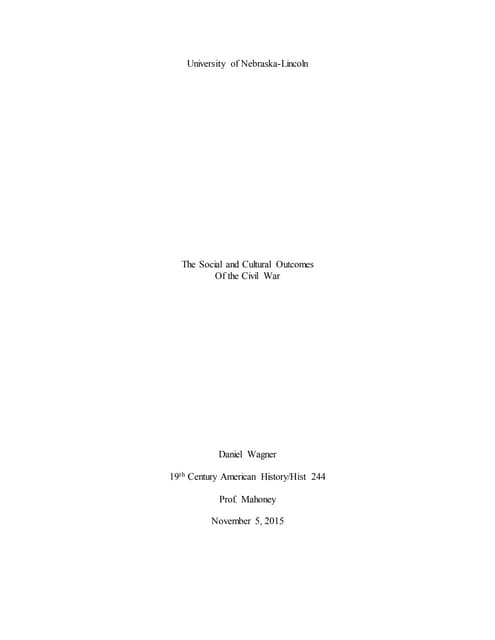 Yale Lecture Notes on the American Civil War: History of How Blacks ...