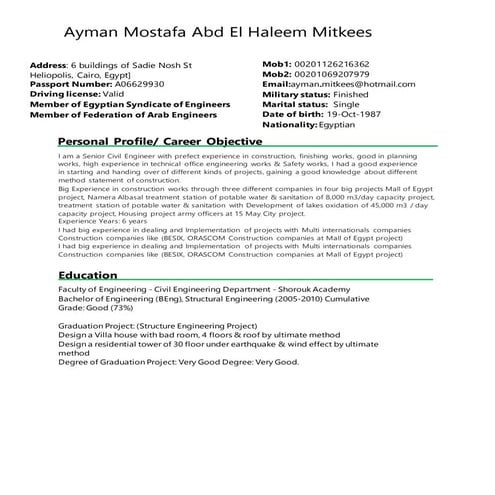 1 Essam CV | DOCX