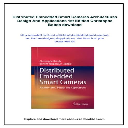 Distributed Embedded Smart Cameras Architectures Design And ...