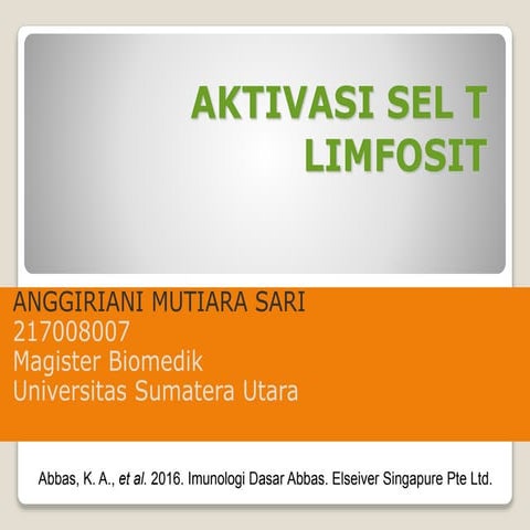 aktivasi-sel-t-limfosit | PPT