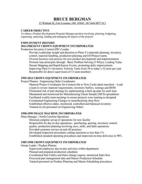 Bruce Bergman presentations