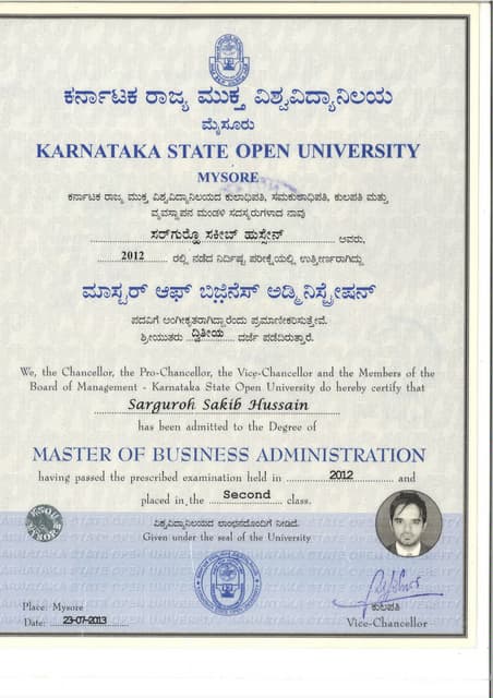 M. Tech Certificate | PDF | Education