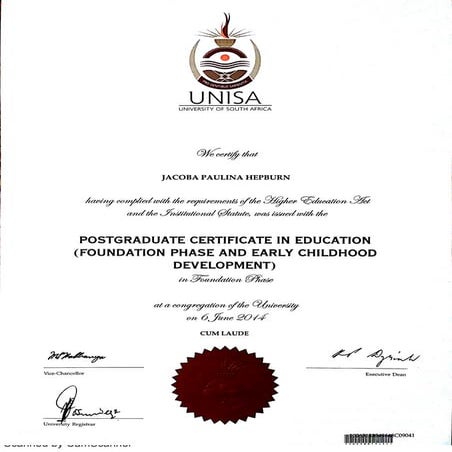 Early Childhood Development Certificate | PDF