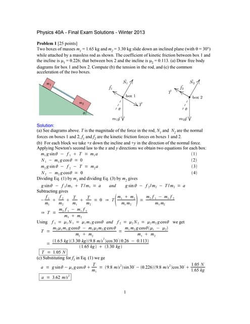 6. forces, density and pressure examples | PDF