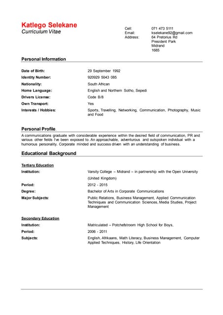 Francis cv word | PDF