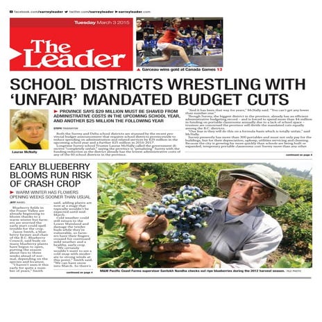 Surrey-North Delta Leader front page Feb 2015 | PDF