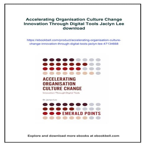 Accelerating Organisation Culture Change Innovation Through Digital ...