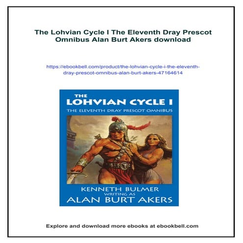 The Lohvian Cycle I The Eleventh Dray Prescot Omnibus Alan Burt Akers | PDF