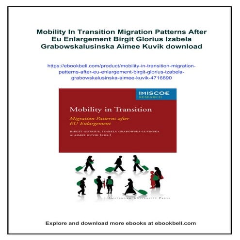 Mobility In Transition Migration Patterns After Eu Enlargement Birgit ...