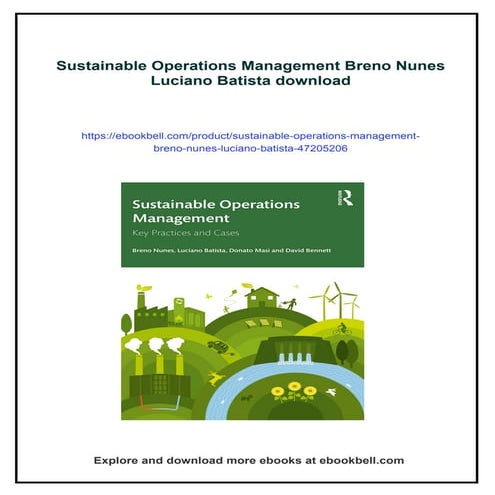 Sustainable Operations Management Breno Nunes Luciano Batista | PDF