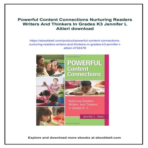 Powerful Content Connections Nurturing Readers Writers And Thinkers In ...