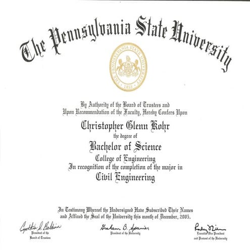 PSU BSCE Diploma | PPT